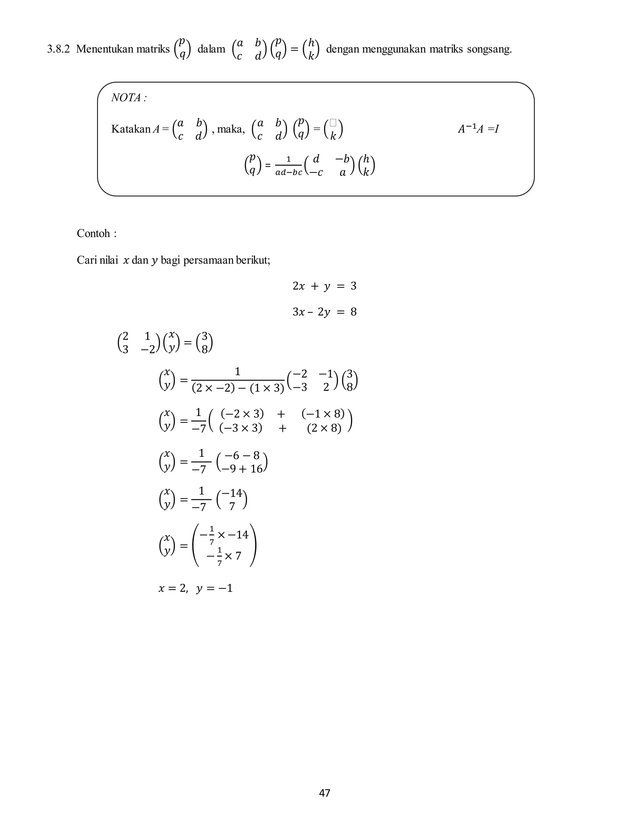 Modul 3 matriks 2019 | DOCX