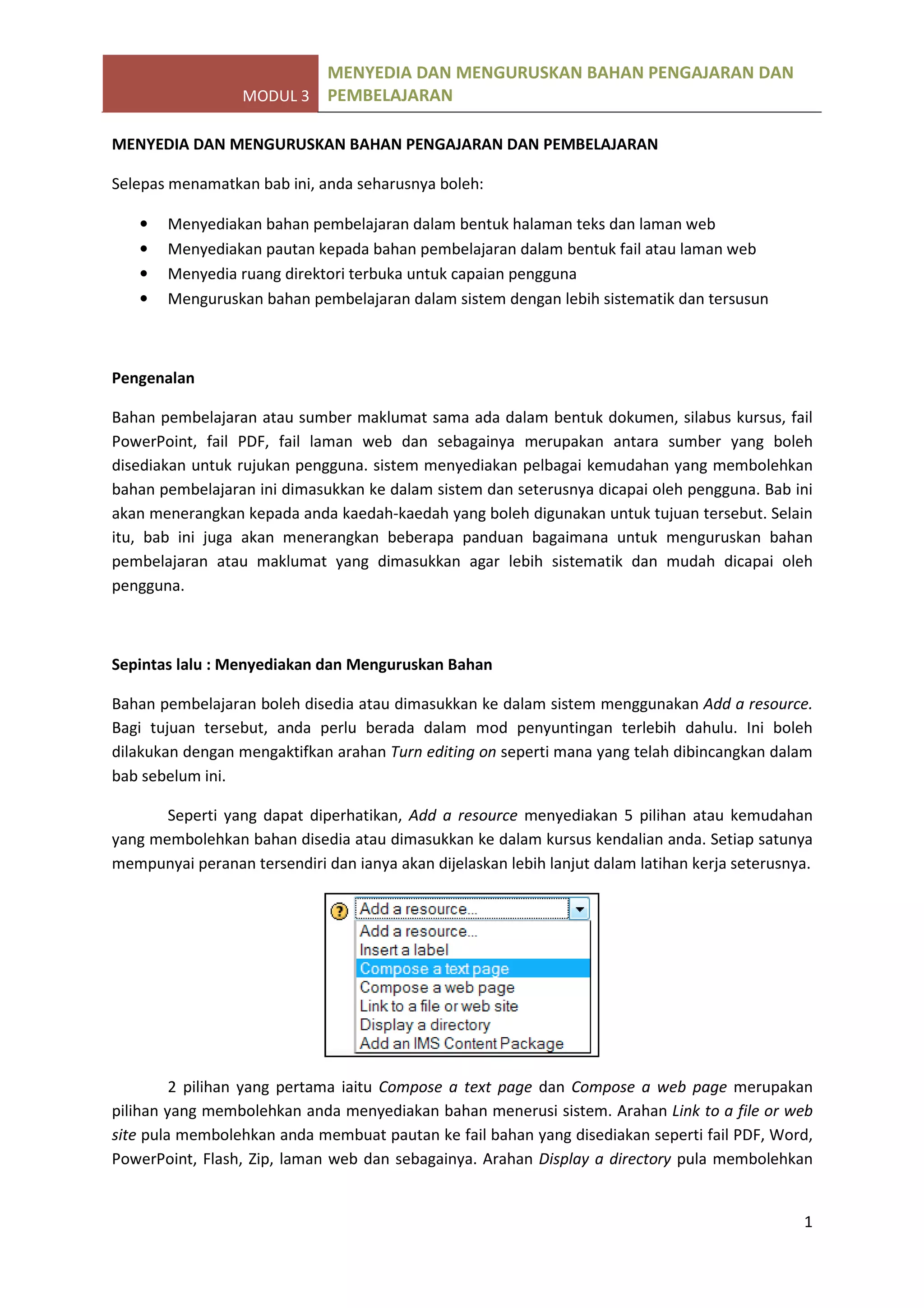 Modul3 mengurus bahan_pengajaran_pdf | PDF