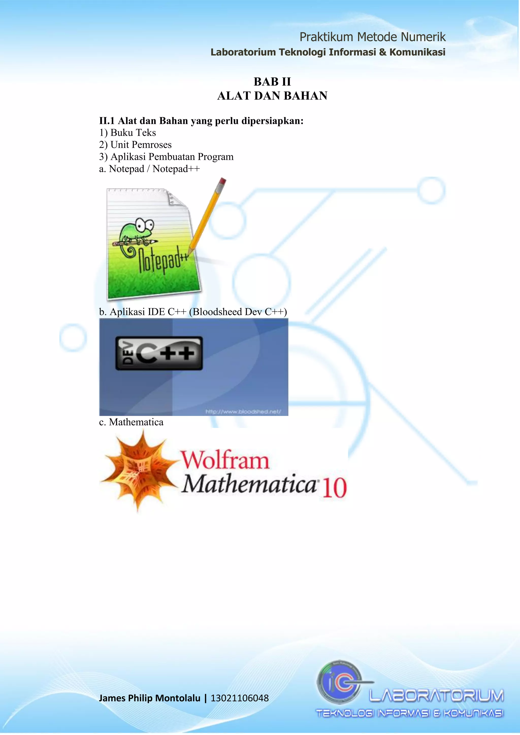 Modul3 metode newton raphson praktikum metode numerik | PDF