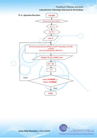 Modul3 metode newton raphson praktikum metode numerik | PDF
