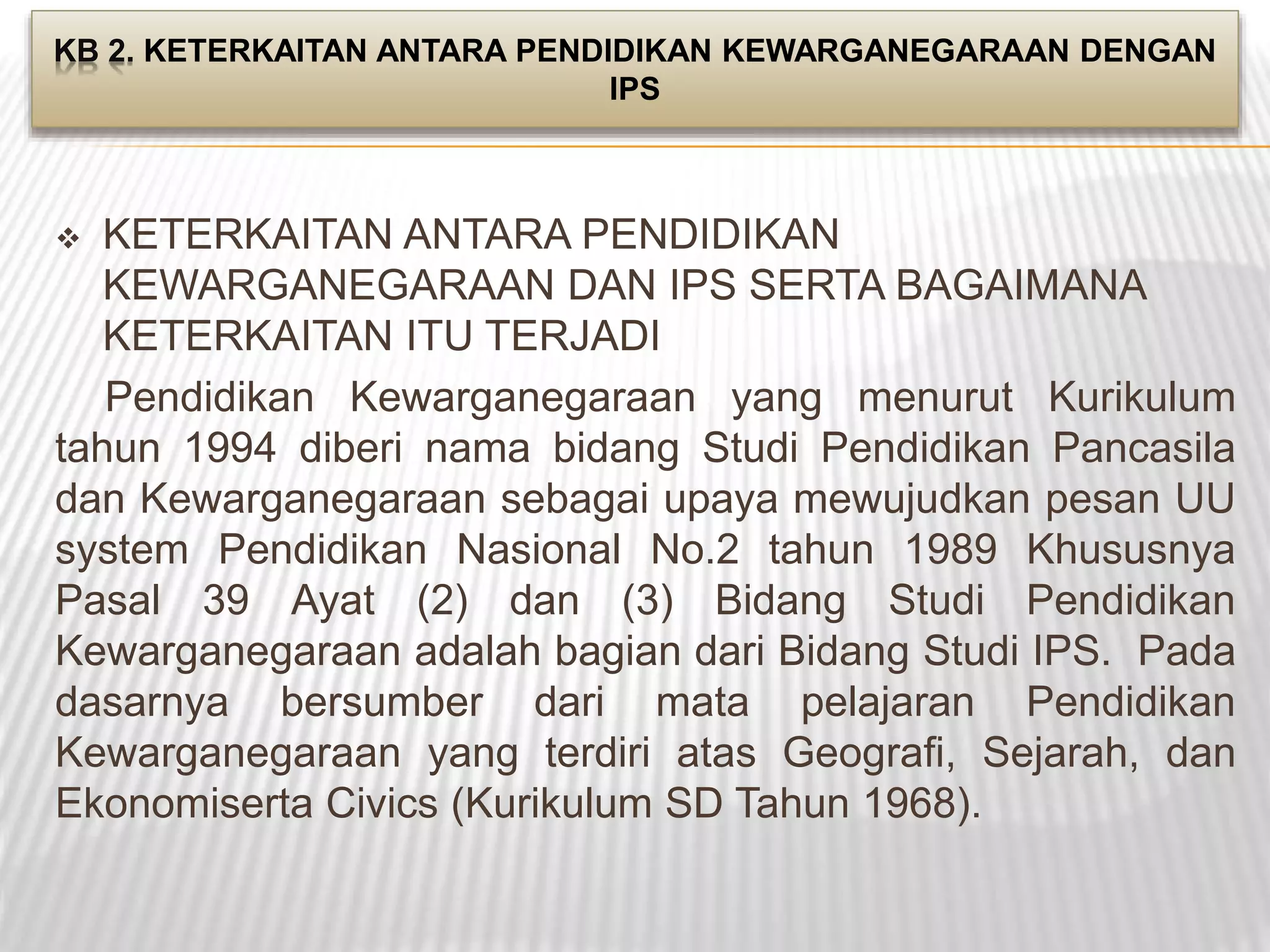 Modul 3 pembelajaran p kn di sd | PPTX