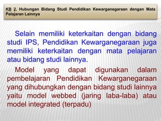 Modul 3 pembelajaran p kn di sd | PPTX