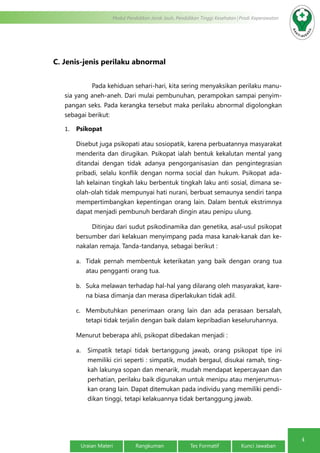 Perilaku Abnormal | PDF