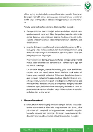 Perilaku Abnormal | PDF