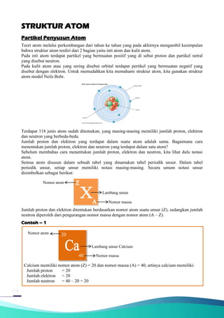 Modul Kimia Struktur Atom Kelas X SMA IPA | PDF