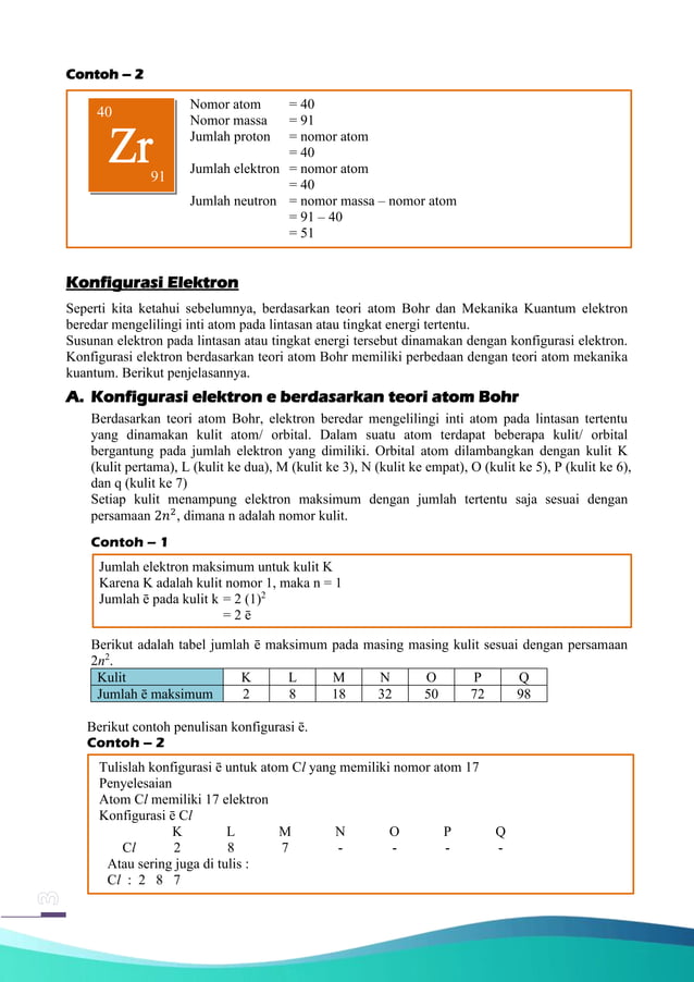 Modul Kimia Struktur Atom Kelas X SMA IPA | PDF