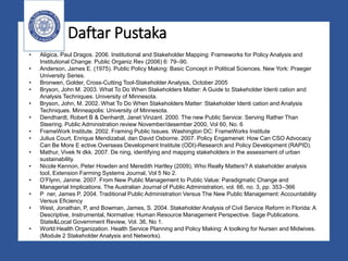 Modul 3. sub modul 1. Konsepsi Stakeholder Mapping | PDF