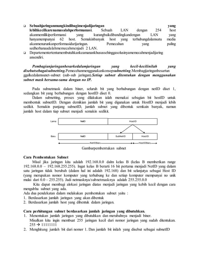Modul 3 subnetting | PDF