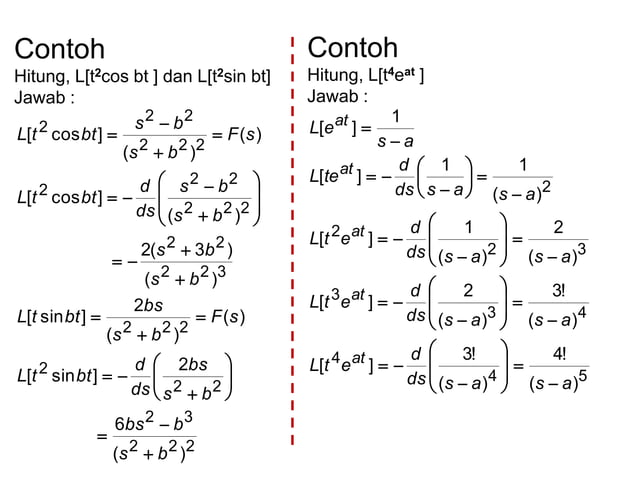 Modul 3 transformasi laplace | PPTX