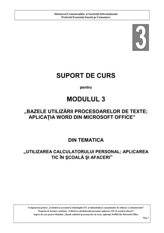 Modul 3 word2007 en | PDF
