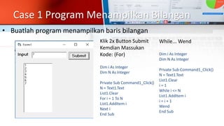Modul 4 Visual Basic (Pengulangan) | PPT
