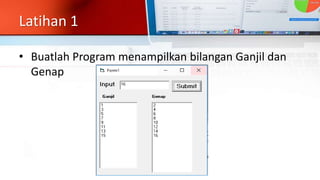 Modul 4 Visual Basic (Pengulangan) | PPT