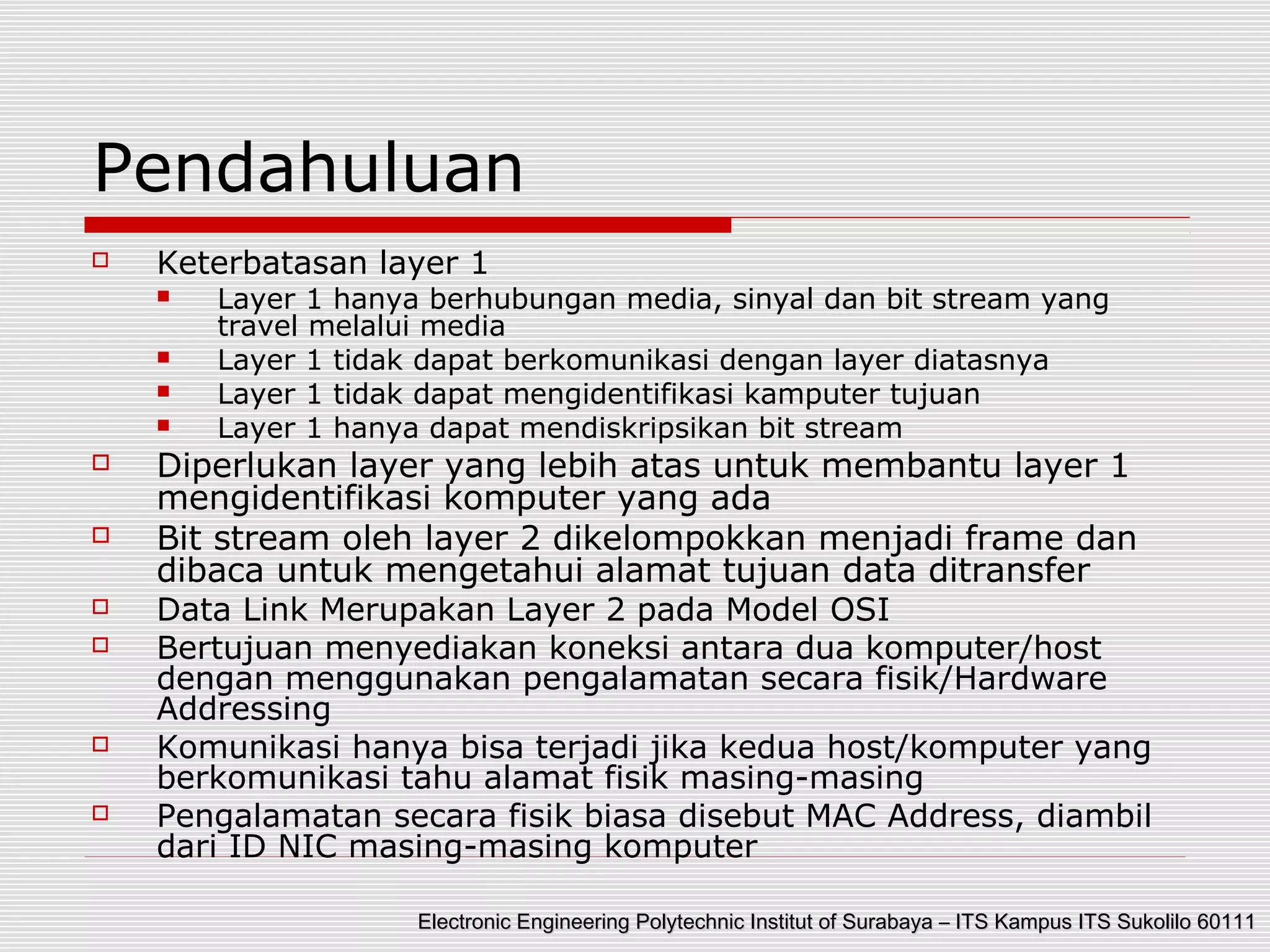 Modul 4 1 data link layer | PPT