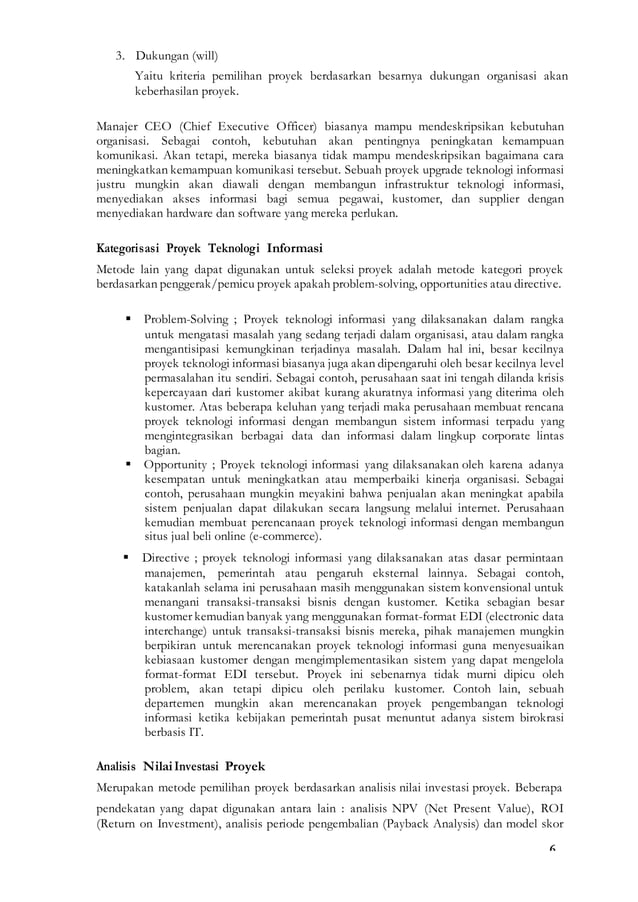 MANAJEMEN LINGKUP (SCOPE) PROYEK | PDF