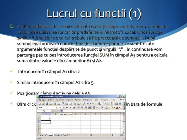 Modul 4. calcul tabelar | PPS