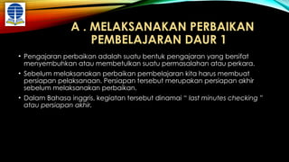 modul empat melaksanakan perbaikan dalam pembelajaran | PPTX