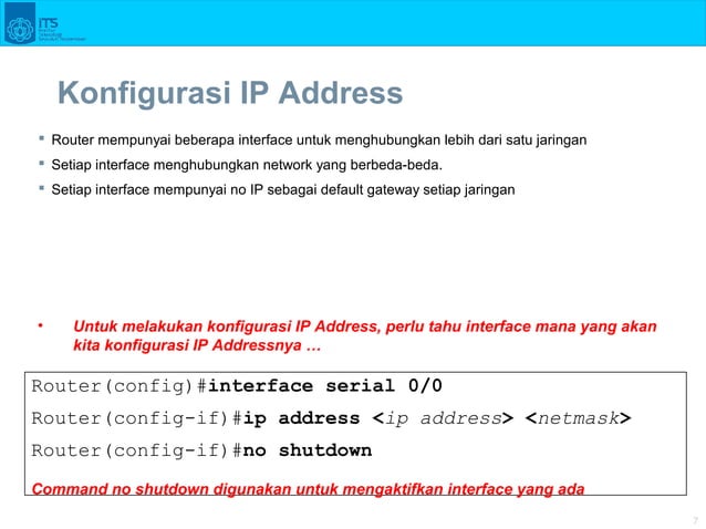 Modul 4 konfigurasi router | PPT