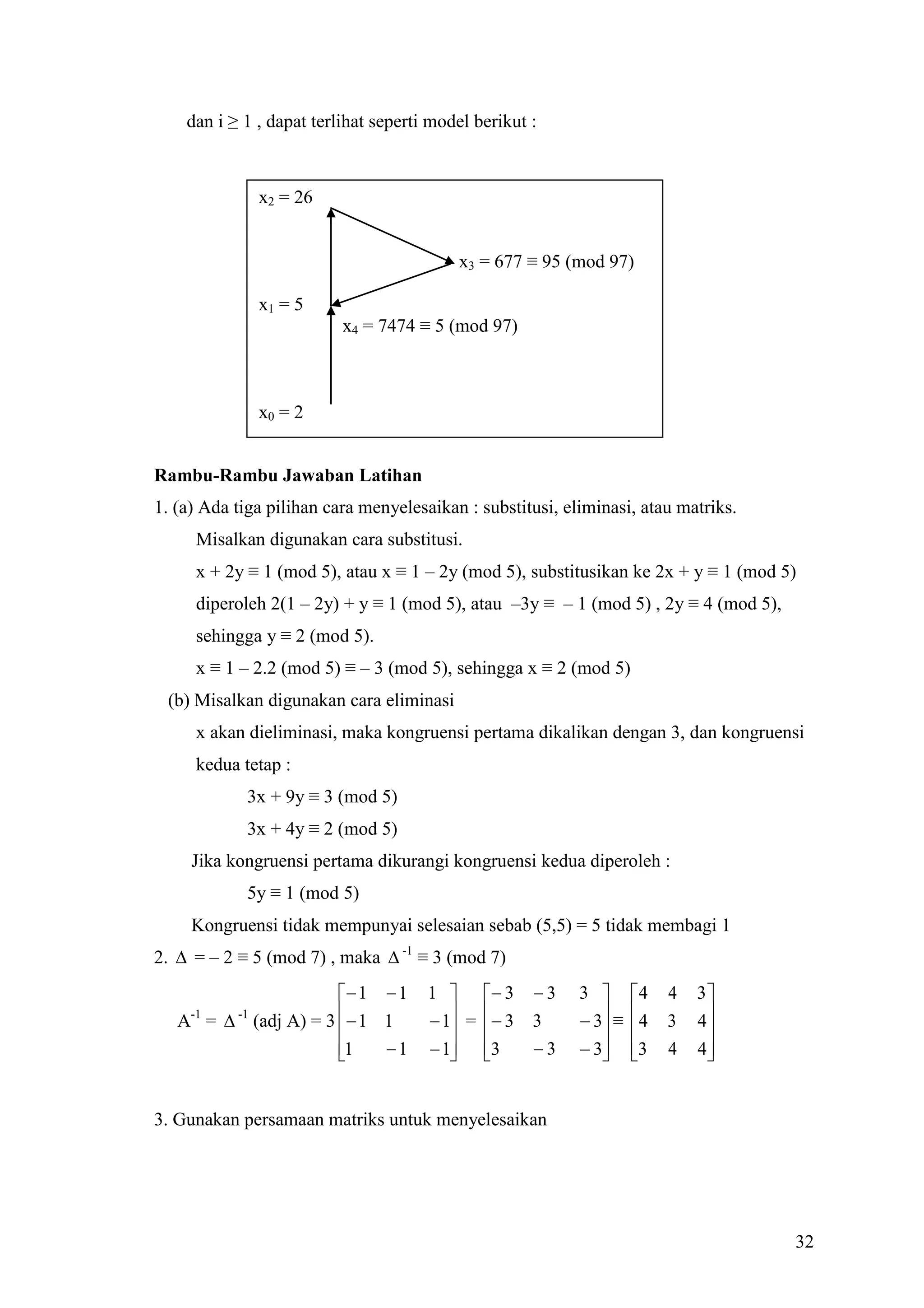 Modul 4 kongruensi linier | PDF