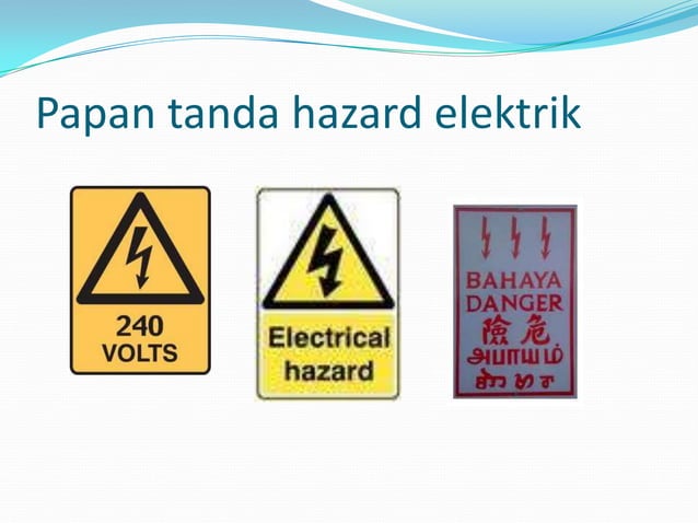Asas Keselamatan dalam Kerja Elektrik: Modul 4 - Langkah Pencegahan Asas Keselamatan dalam Kerja Elektrik: Modul 4 - Langkah Pencegahan