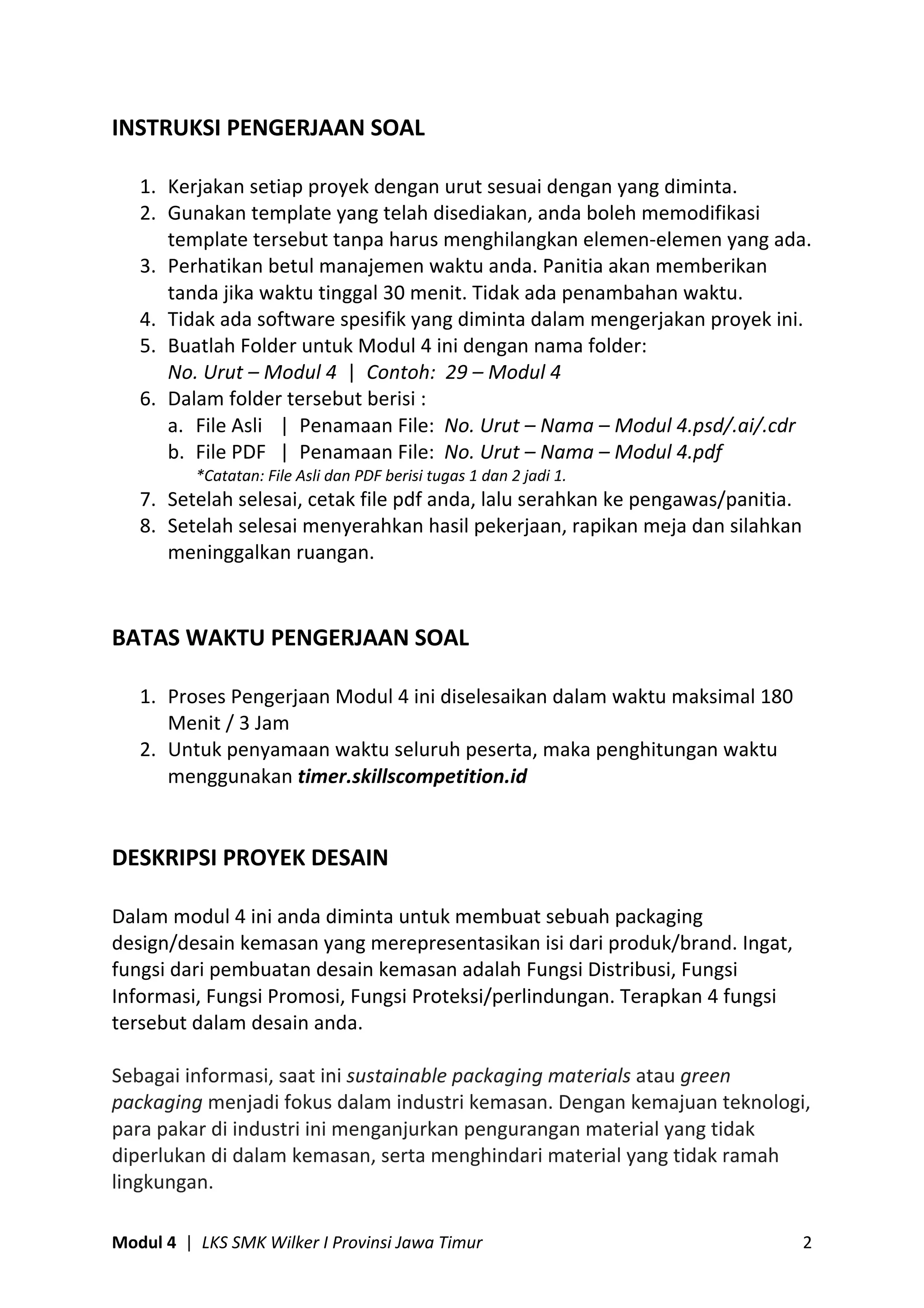 Modul 4 lks wilker 1 jatim | PDF