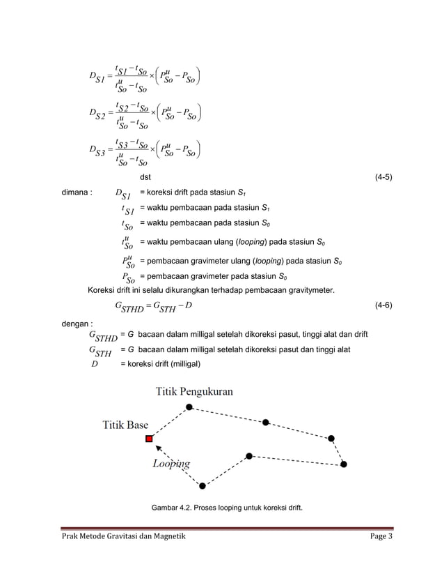 Modul 4 pengolahan awal data gravitasi | PDF