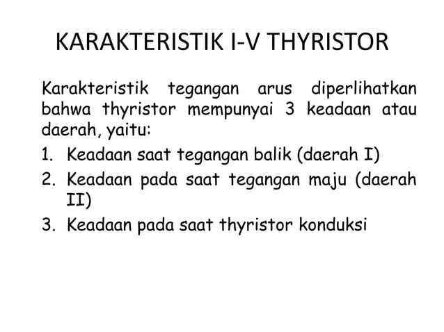 Thyristor And Triac | PPT