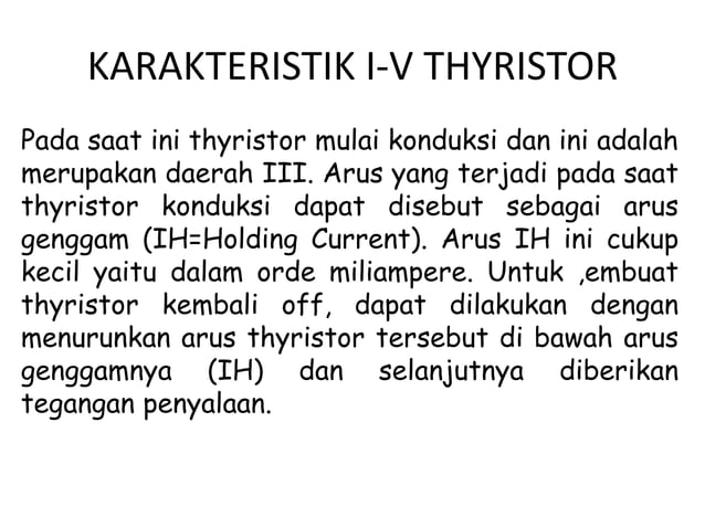 Thyristor And Triac | PPT