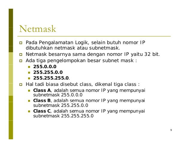 Modul 4 Ip Dan Netmask