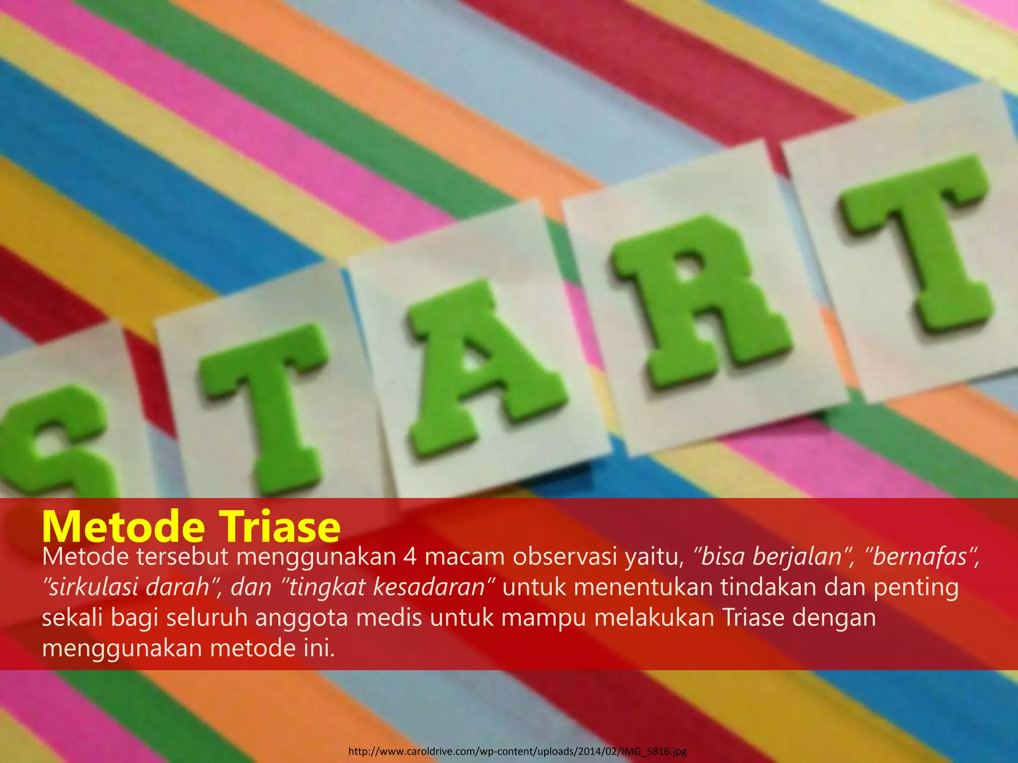 Modul 4 kb 1 3 t bencana (triase treatment-transportation) | PPTX