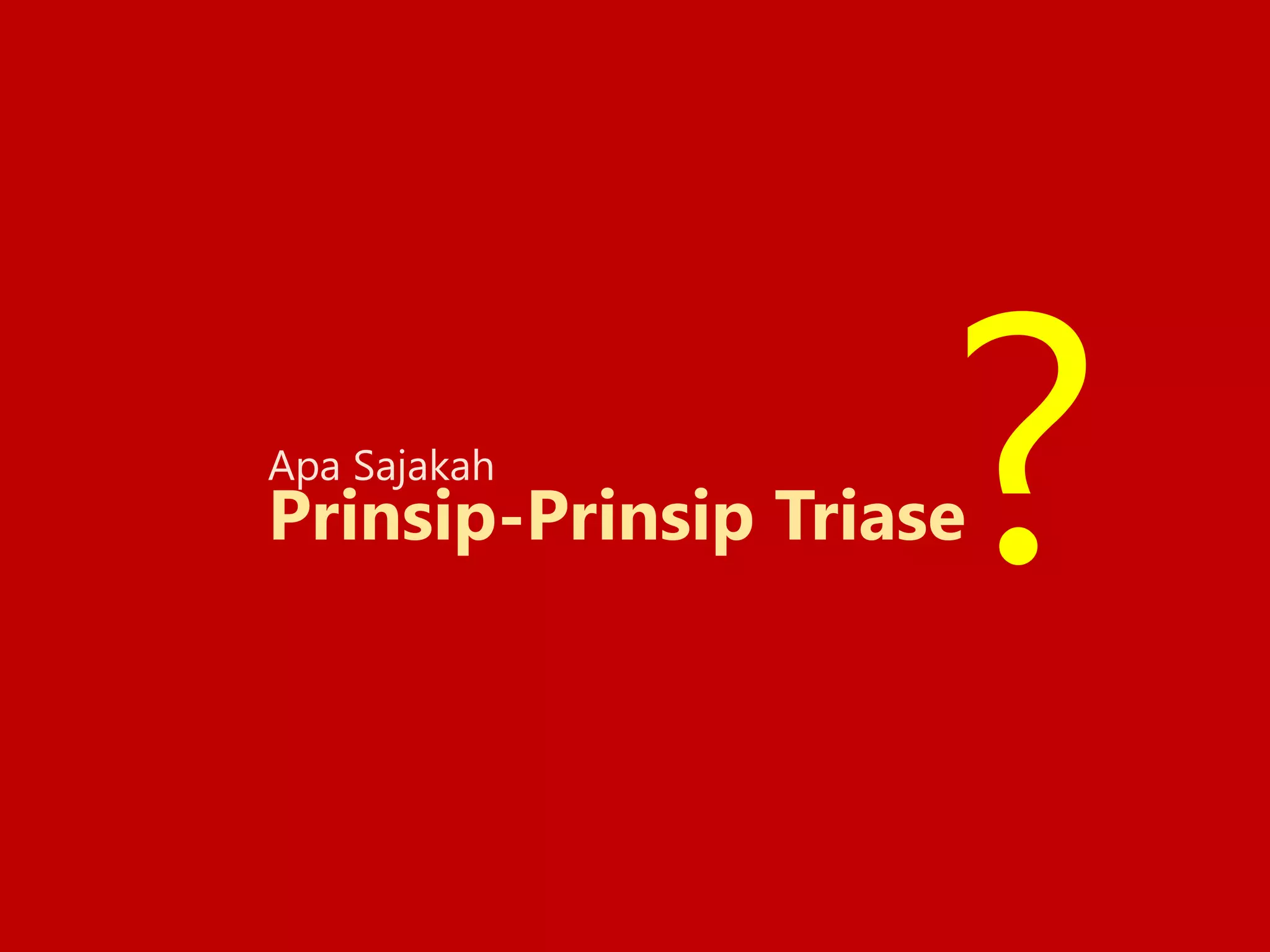 Modul 4 kb 1 3 t bencana (triase treatment-transportation) | PPTX