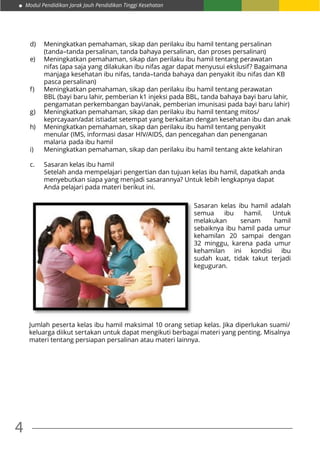 Modul 4 kb 2 kelas ibu, buku kia dan stiker p4 k | PDF