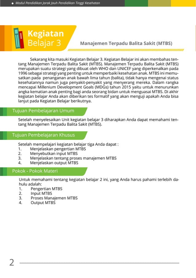 Modul 4 kb 3 mtbs atau mtbm | PDF