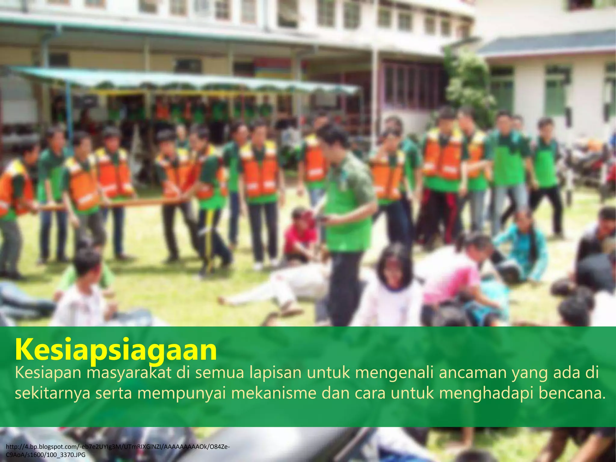 Modul 4 kb 3 penanggulangan bencana pada fase kesiapsiagaan | PPTX