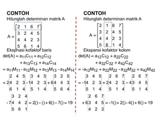matrik dan determinan | PPTX
