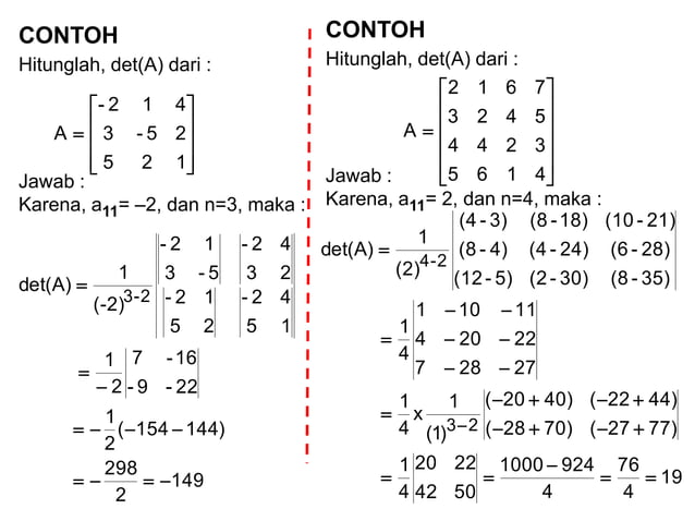 Modul 4 matrik dan determinan | PPTX