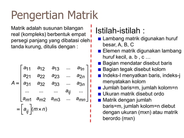 Modul 4 matrik dan determinan | PPTX