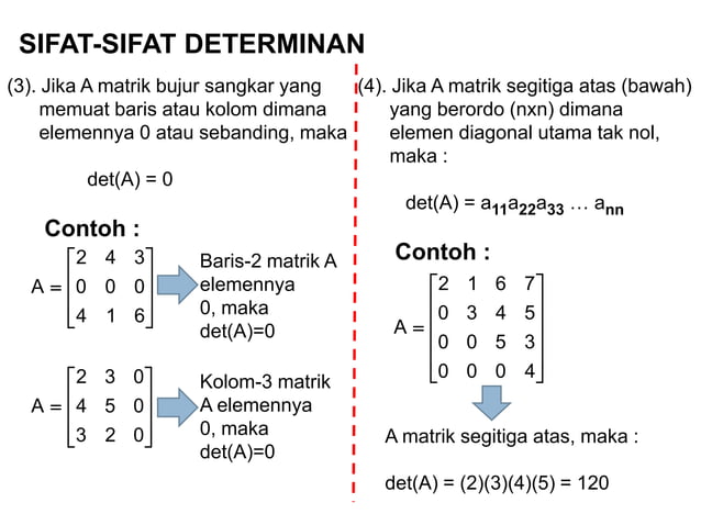 Modul 4 matrik dan determinan | PPTX