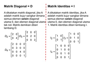 Modul 4 matrik dan determinan | PPTX
