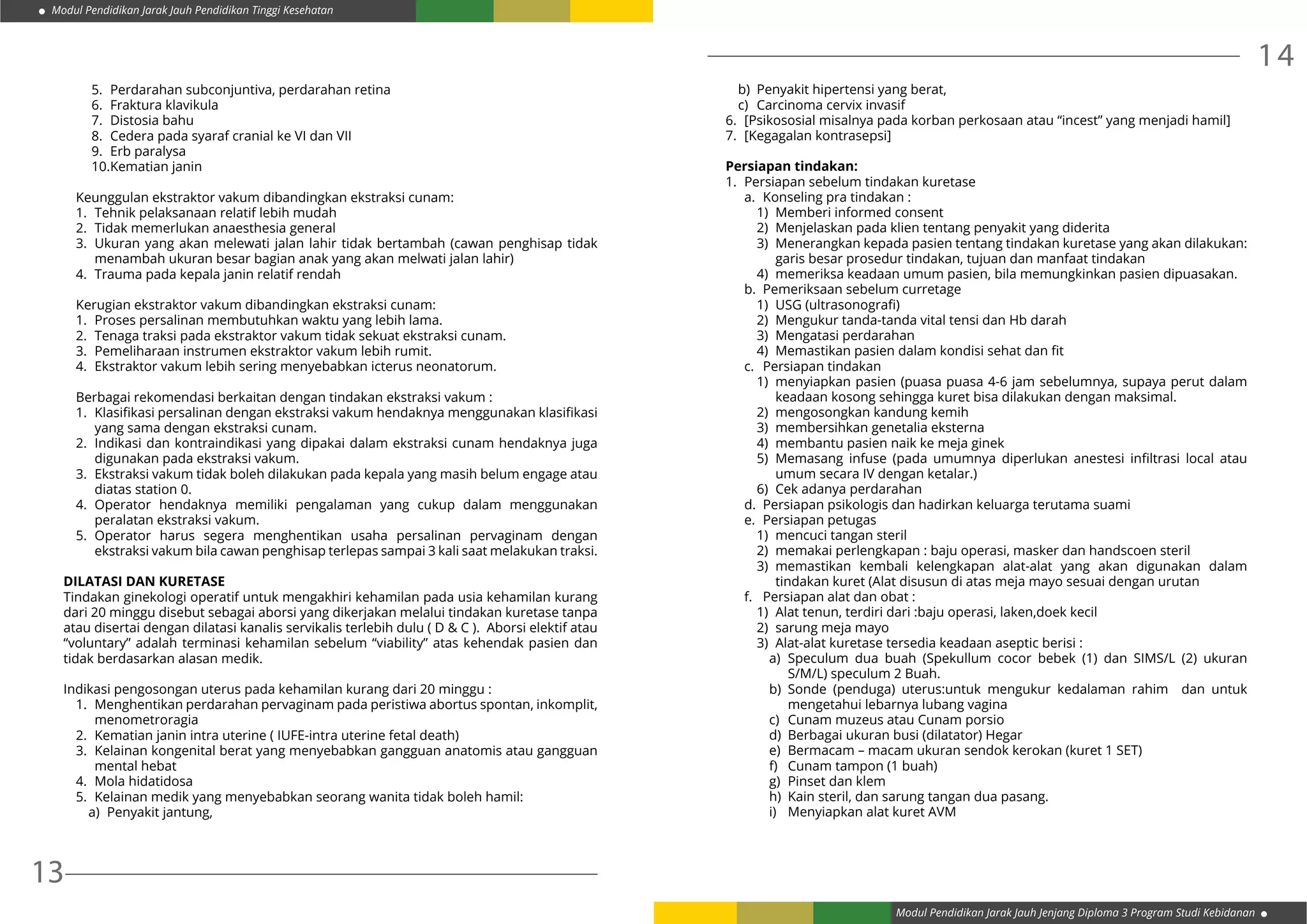 KB 2 Jenis Tindakan Operatif Kebidanan | PDF