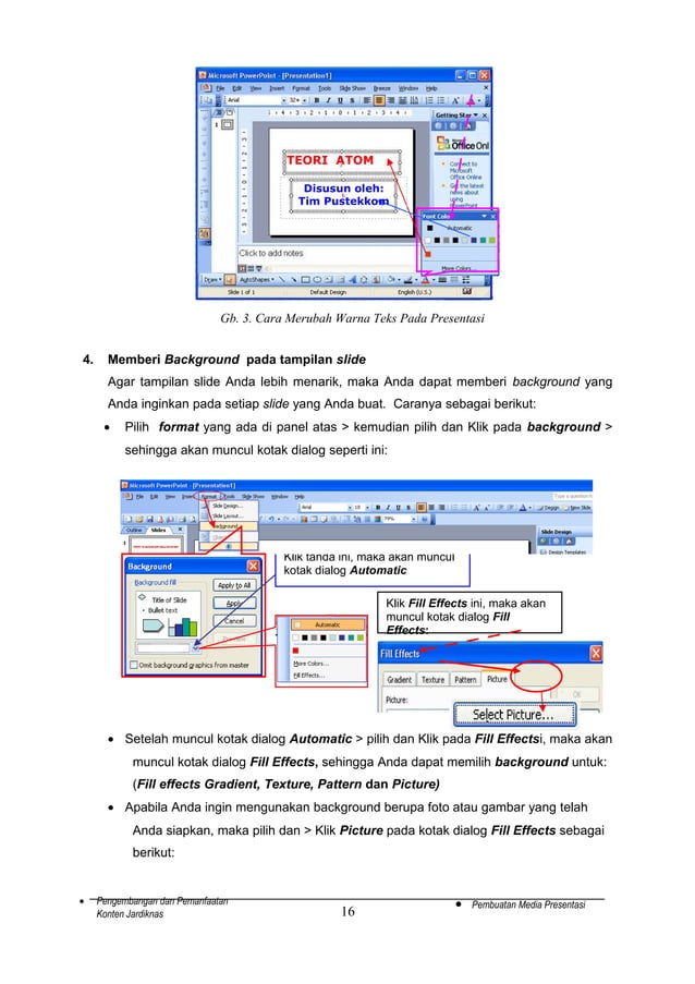 Modul 4 pembuatan ppt | PDF