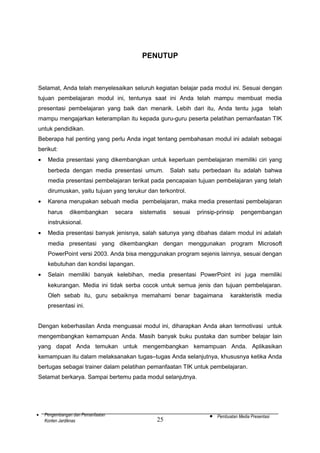 Modul 4 pembuatan ppt | DOC