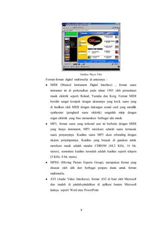 Laporan Praktikum Modul 4 (Multimedia) | PDF