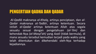 KB 4 Qadha dan Qadar | PPTX