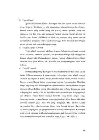 MODUL IV SENI BUDAYA KB 2: TEATER TRADISIONAL, MODERN, DAN KONTEMPORER | PDF