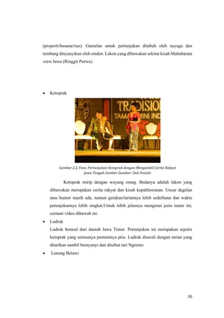 MODUL IV SENI BUDAYA KB 2: TEATER TRADISIONAL, MODERN, DAN KONTEMPORER | PDF