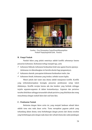 MODUL IV SENI BUDAYA KB 3: NASKAH TEATER TRADISIONAL, MODERN, DAN ...