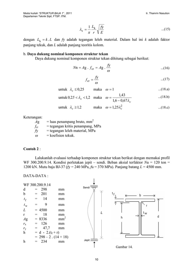 Modul 4 sesi 1 batang tekan | PDF