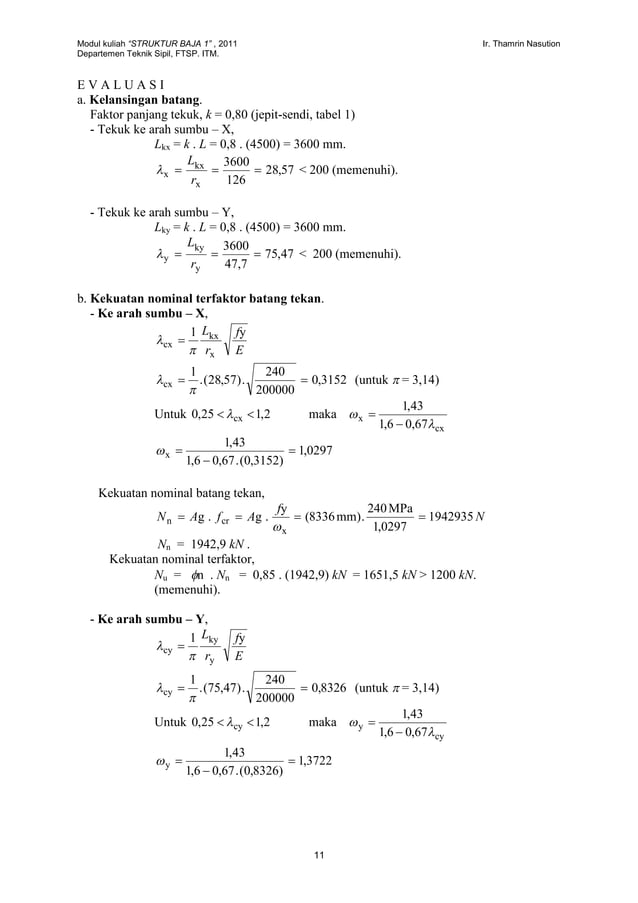 Modul 4 sesi 1 batang tekan | PDF