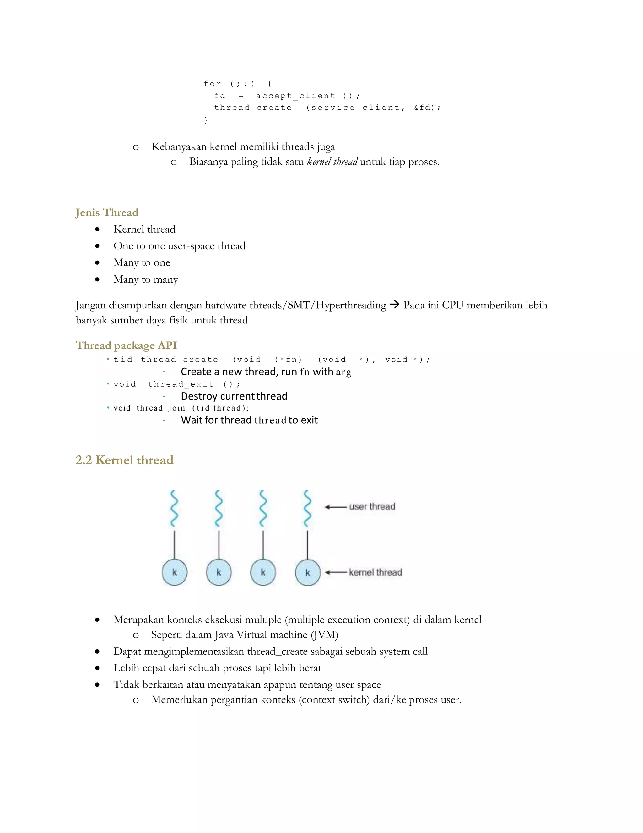 Modul SO : Threads | PDF