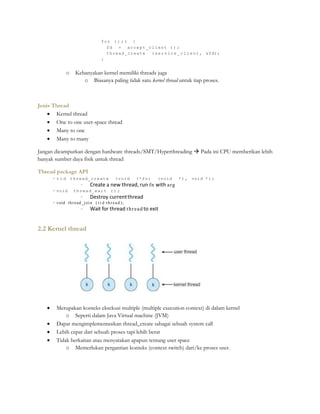 Modul SO : Threads | PDF